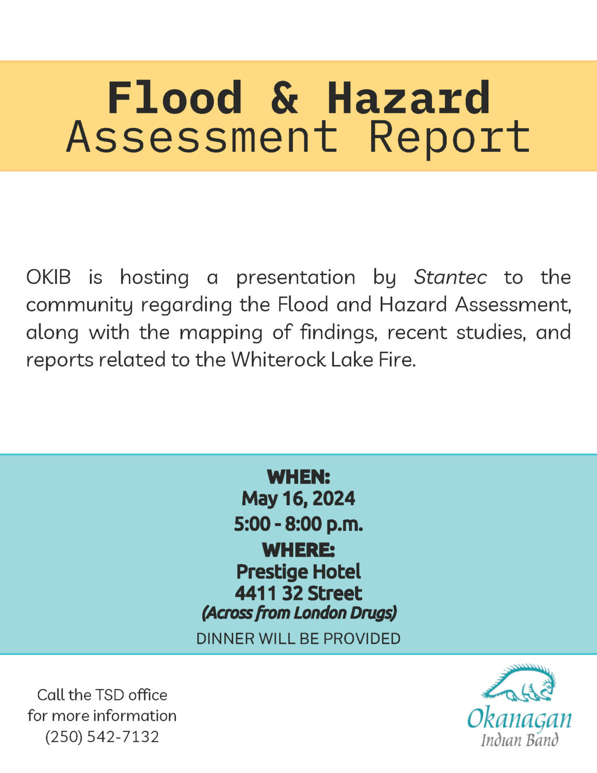 Reminder: Flood and Hazard Assessment Report meeting tomorrow ...