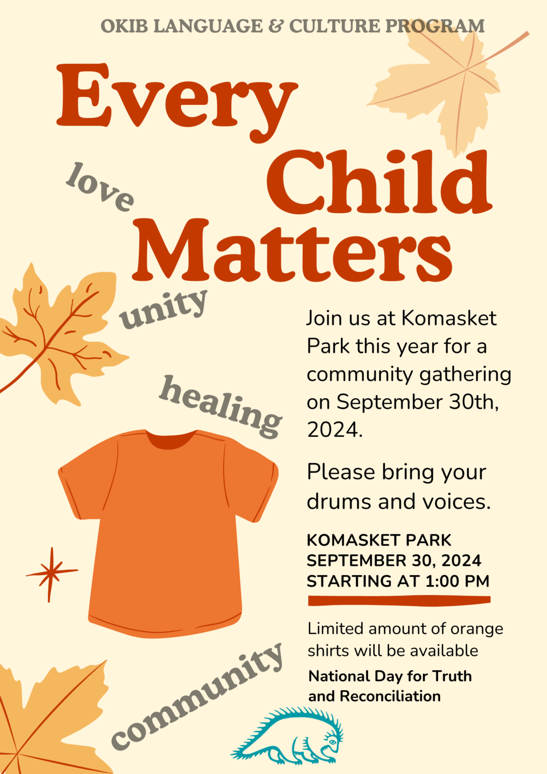 Orange Shirt day - National Day for Truth and Reconciliation - Okanagan ...