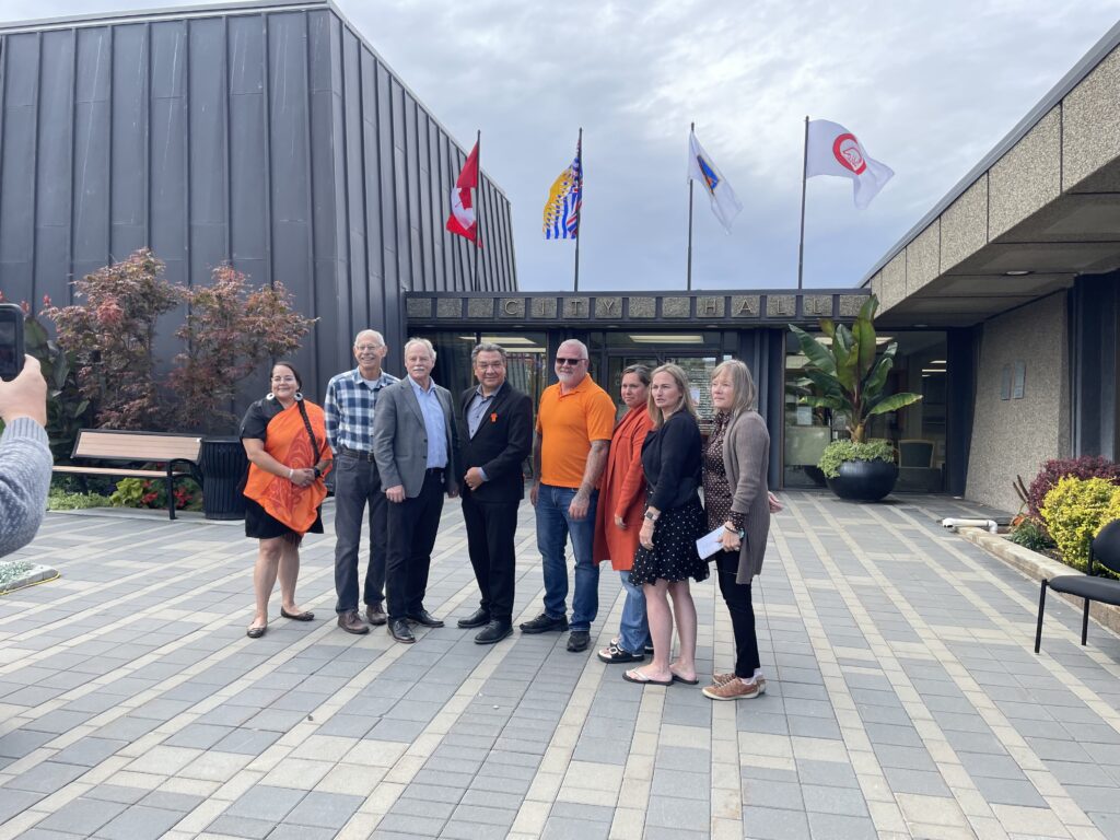 Okanagan Indian Band Flag Raised at Vernon City Hall - Okanagan Indian Band