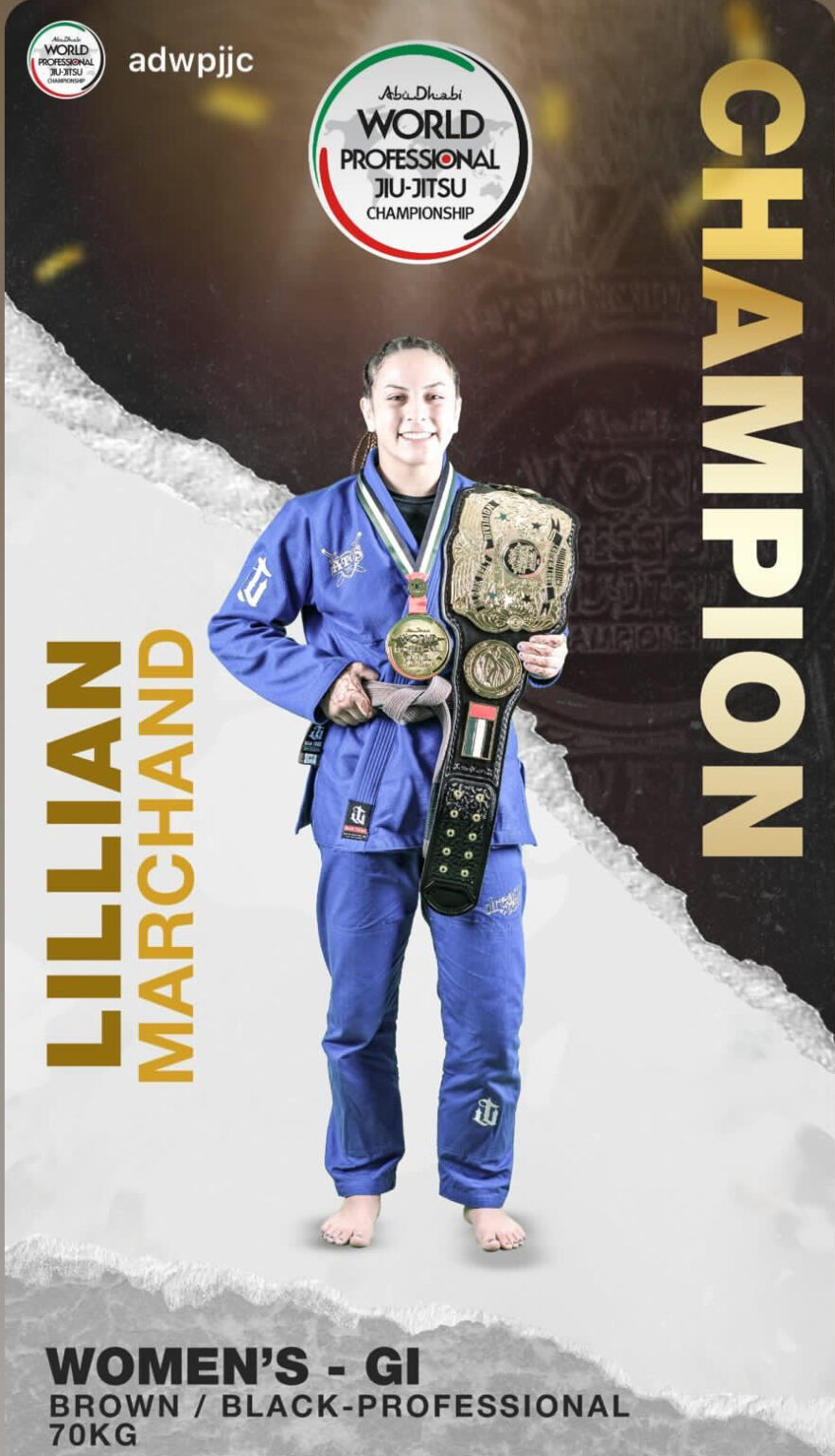 Congratulations to Lillian Marchand! - Winner of the Abu Dhabi World ...
