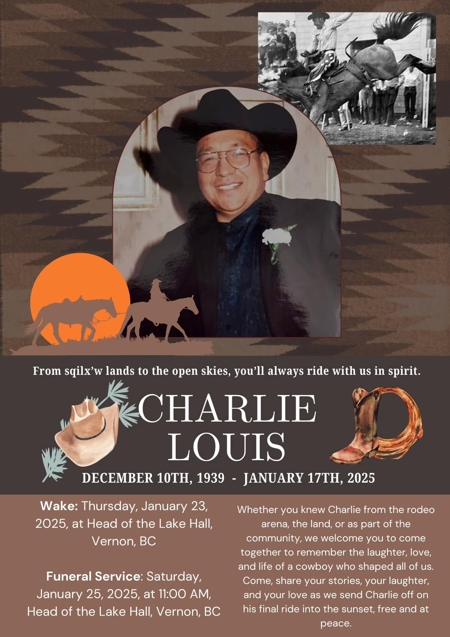Charlie Louis - Okanagan Indian Band