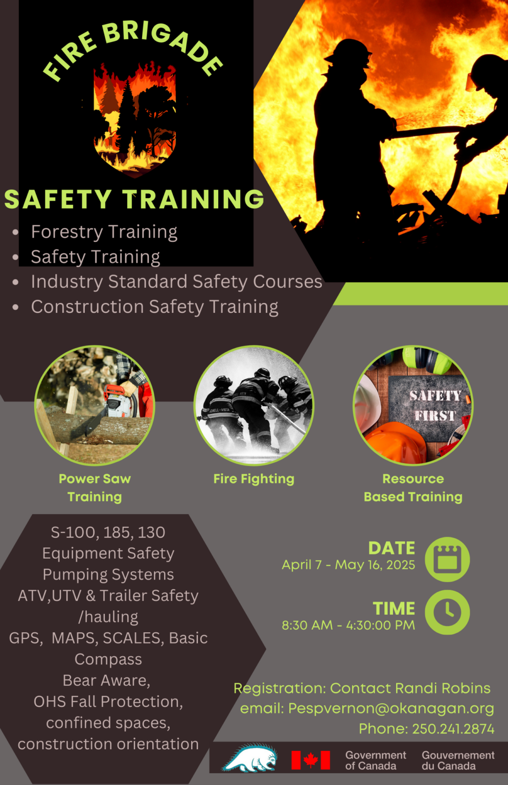 Fire Brigade Safety Training - Okanagan Indian Band