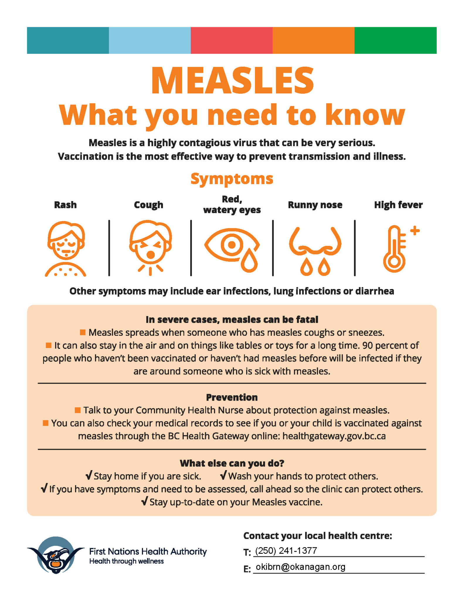 How to spot Measles symptoms: What you need to know - Okanagan Indian Band