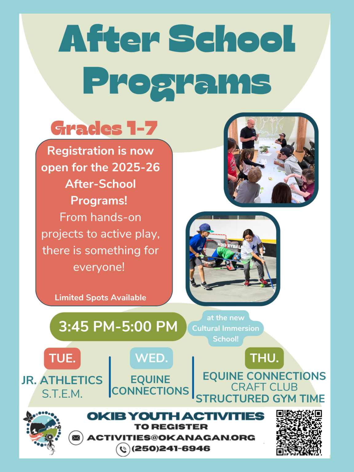 OKIB Youth Activities After School Programs for Fall 2025 - Okanagan ...