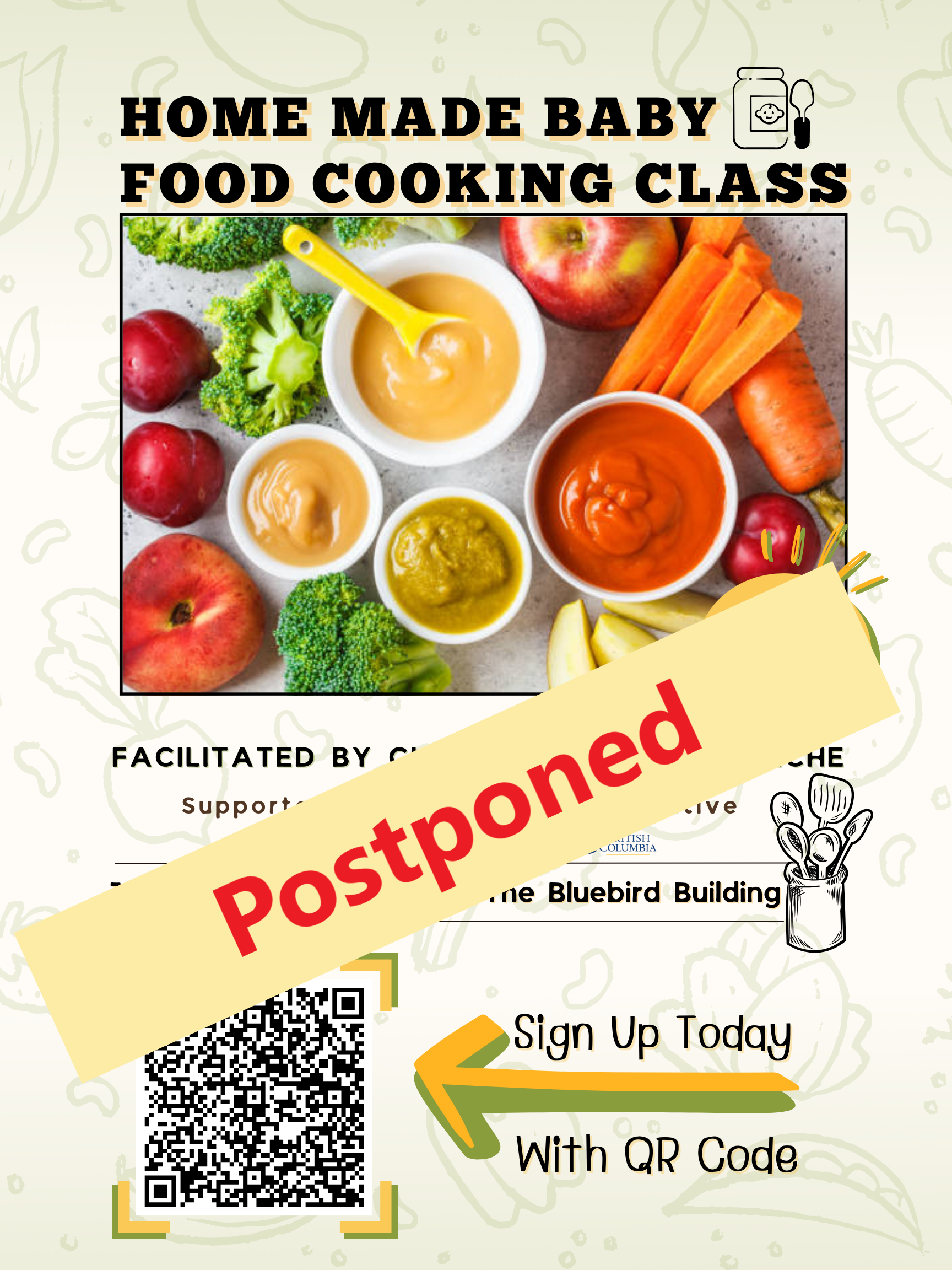 POSTPONED: Homemade Baby Food Cooking Class - Okanagan Indian Band