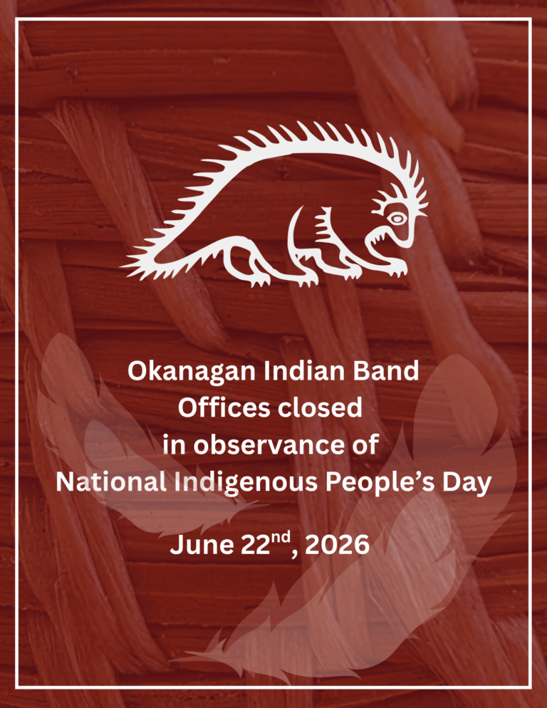 OKIB Offices Closed for Observance of Kn sqilxʷ sx̌l̓x̌ʕal̓t / National ...